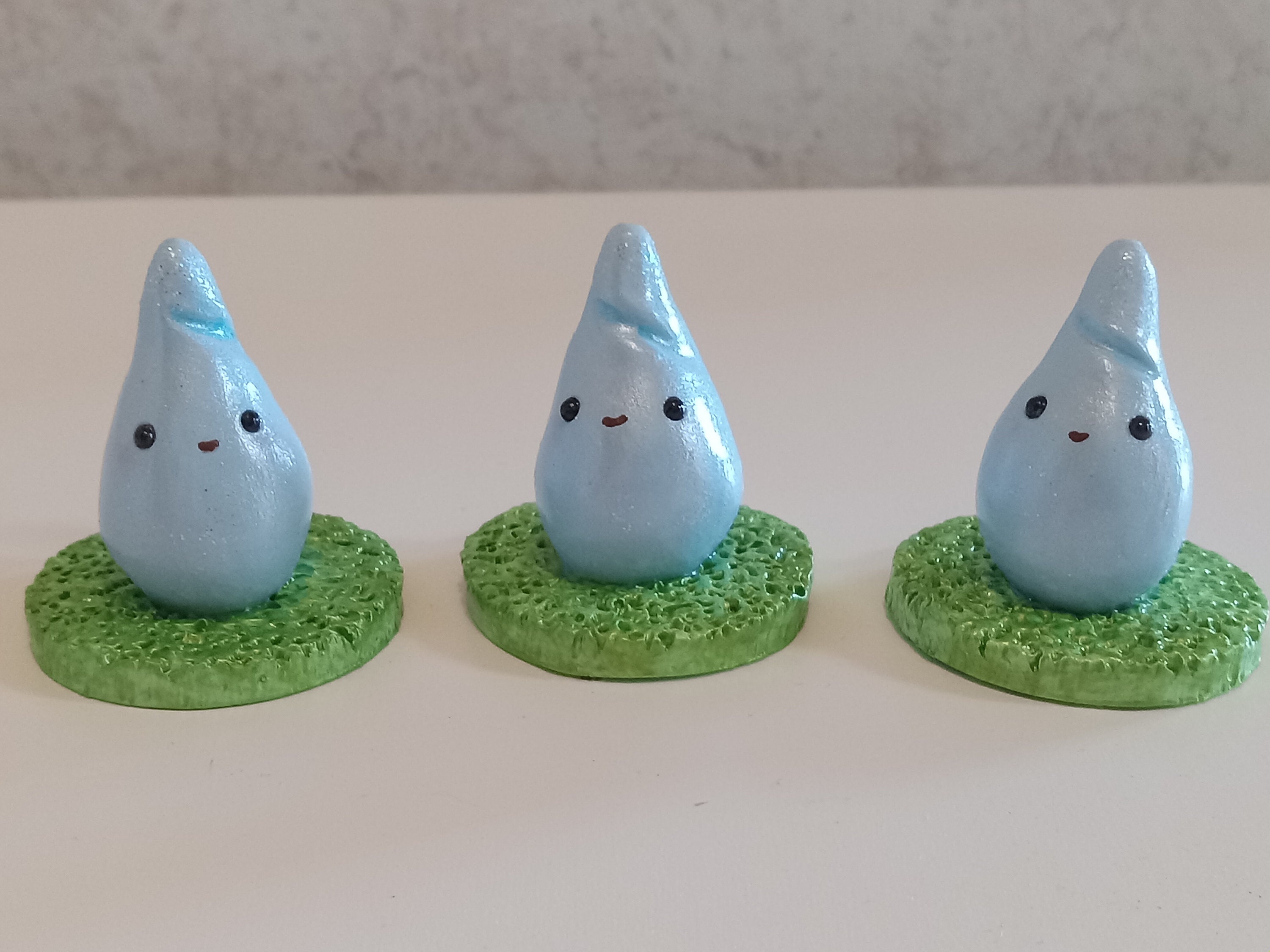 Dew Drop Figurines Desk Friends Cute Dew Drops Pastel Kawaii Decor Desk ...