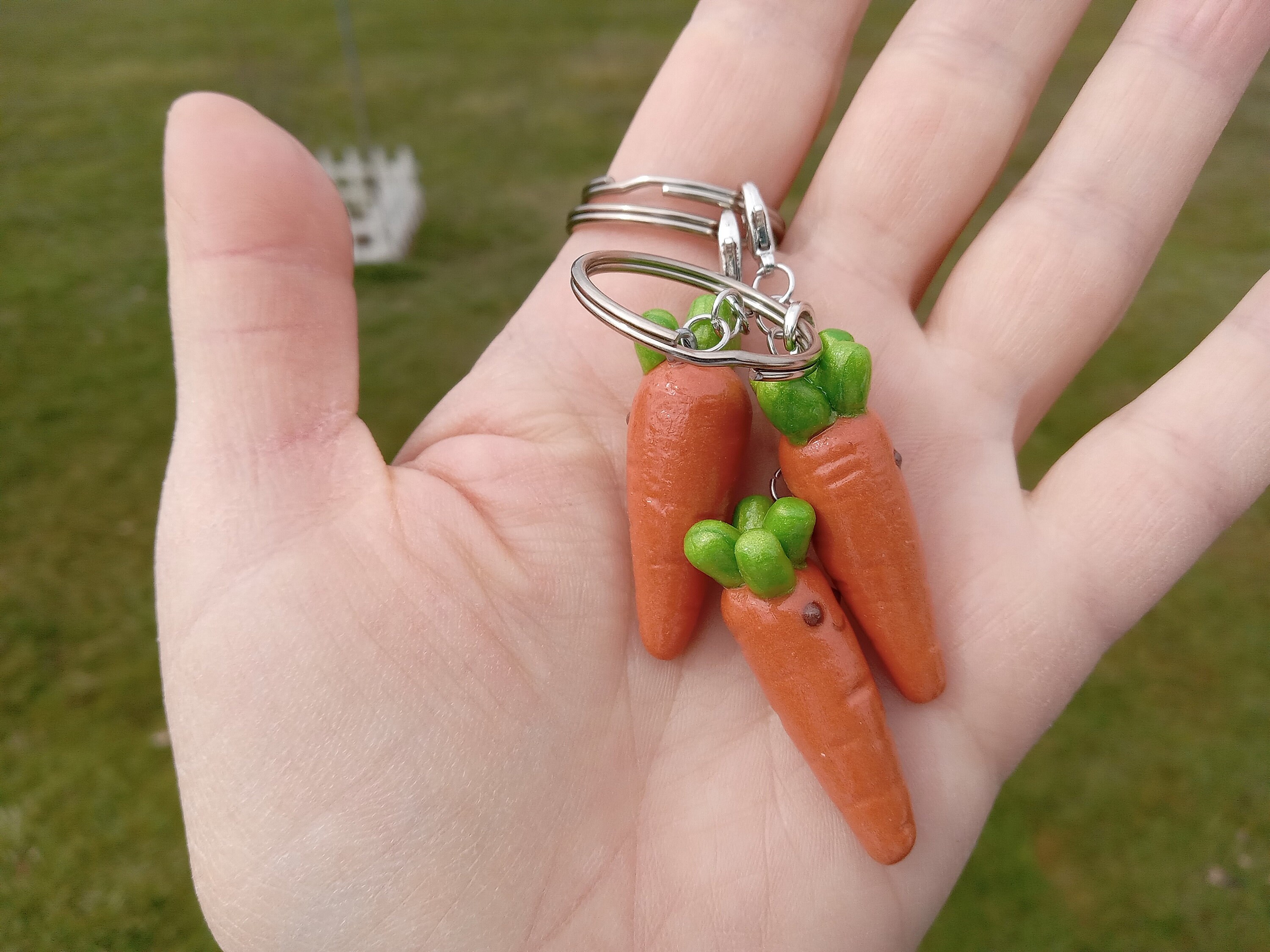 Kawaii Carrot Keychain Cute Carrot Keychain Kawaii Keychain - Etsy
