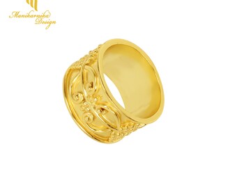Thumb Ring 18k Gold - Etsy