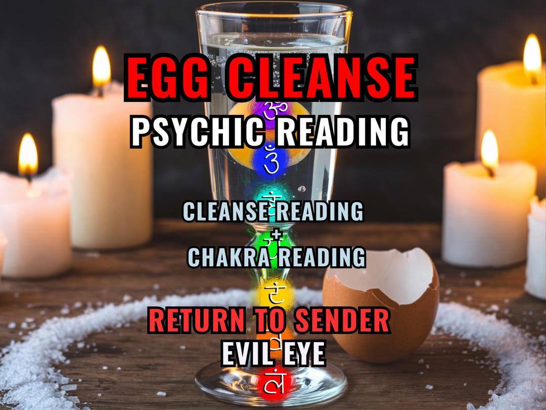 Egg Cleanse Divination - Chakra Flow, Evil Eye, Return to Sender ...