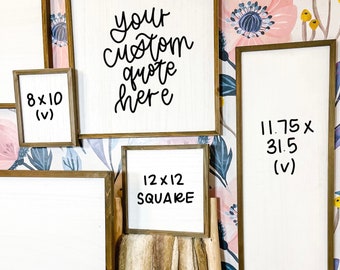 Create Your Own Wall Sign - Etsy