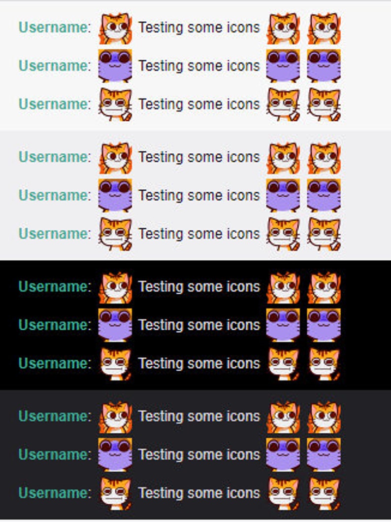 3 X Rage Cute Cat Emotes for Twitch, Discord - Etsy