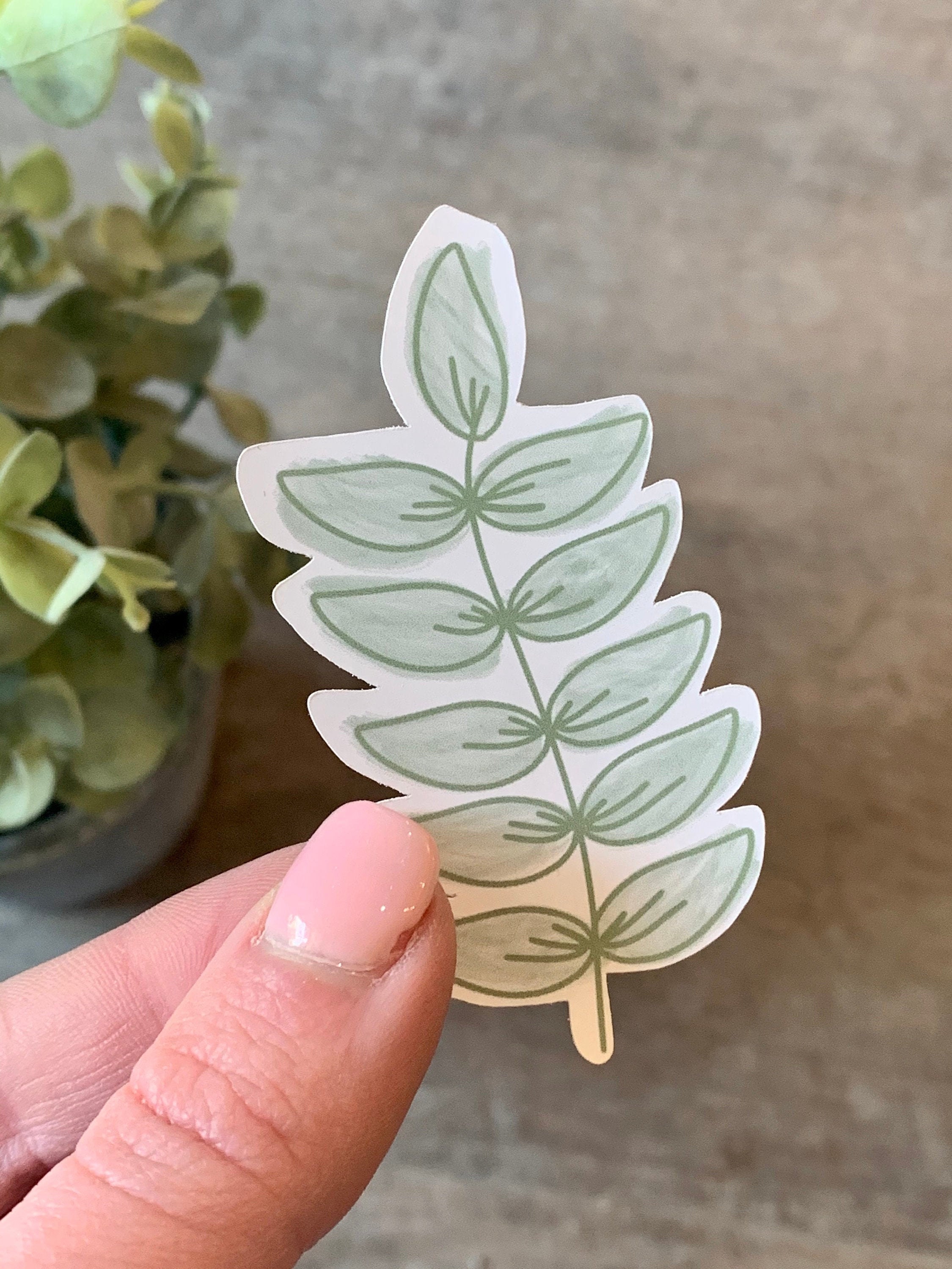 Greenery Sticker | Plant Sticker - Etsy