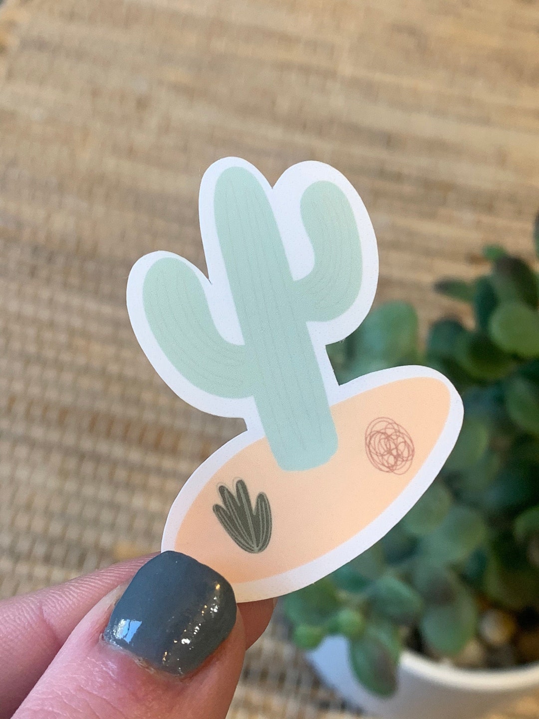 Desert Cactus Sticker Succulent Sticker - Etsy.de