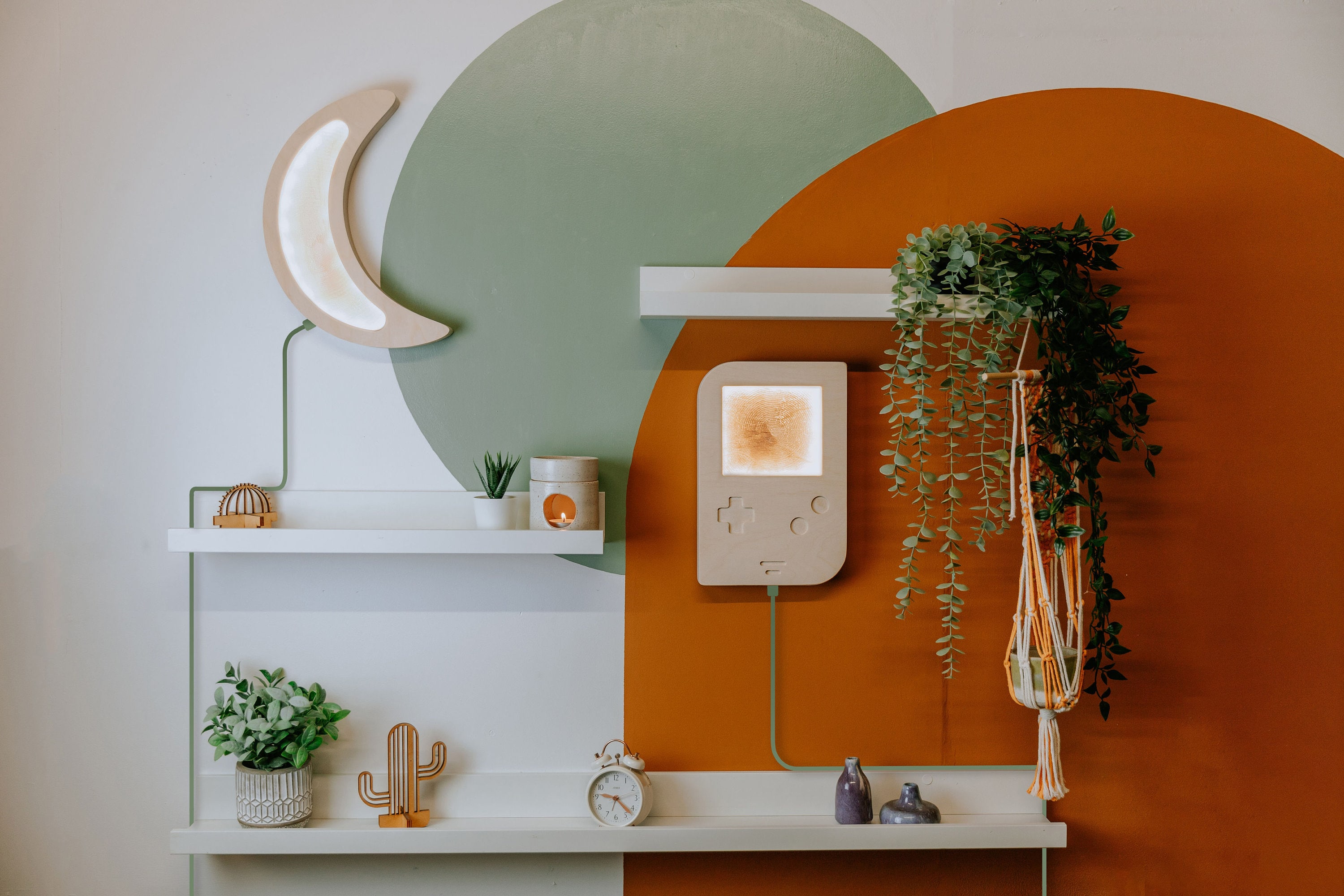 Game Boy Wall Light, Wooden Wall Light, Kids Room Decor, Baby Room ...