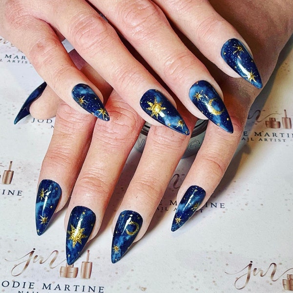 Celestial Nails - Etsy