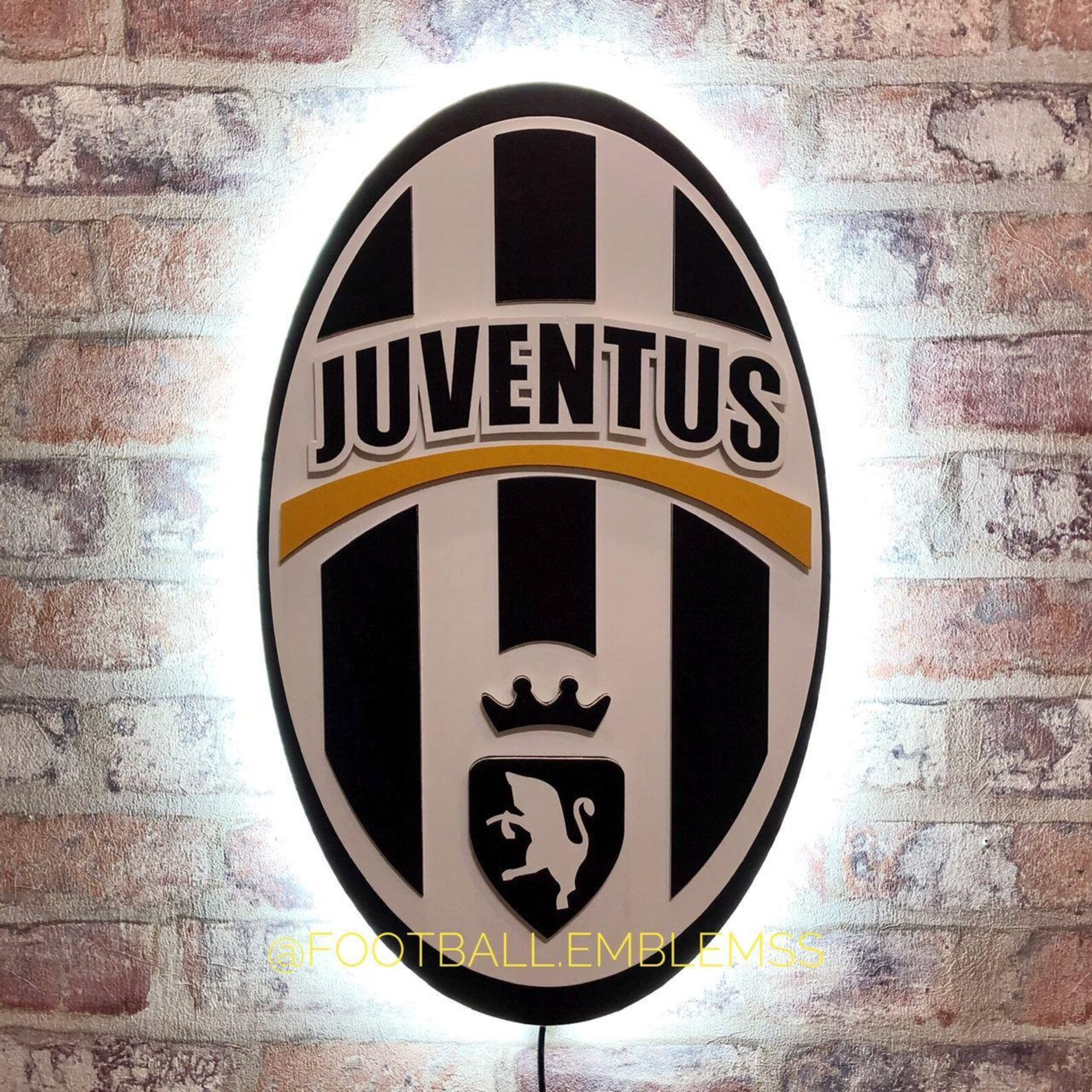 Juventus Logo. Juventus Sign. Juventus. LED Sign. Home Decor. | Etsy