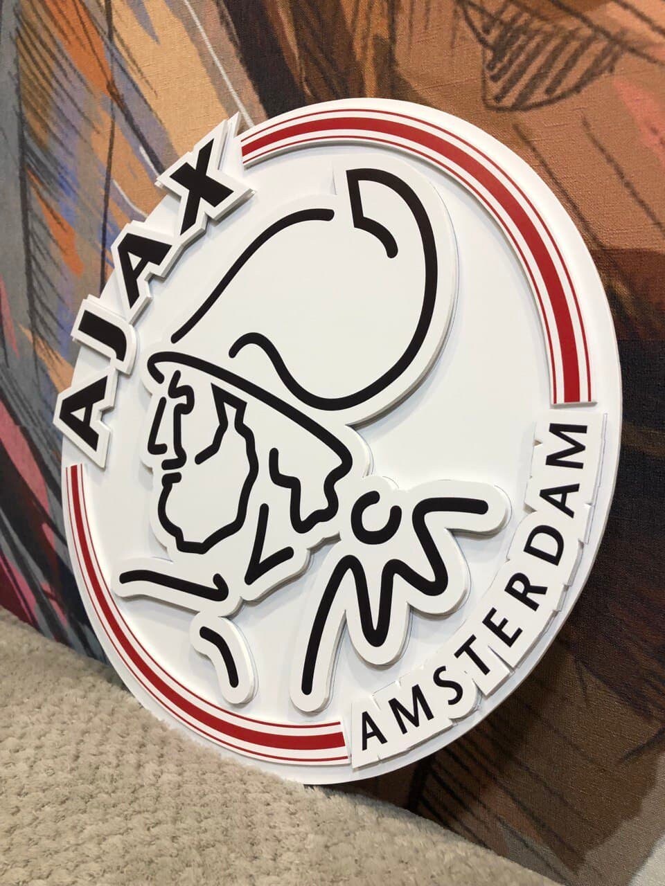 Ajax Logo. Ajax Sign. Ajax Neon. LED Sign. Home Decor. Decor. | Etsy