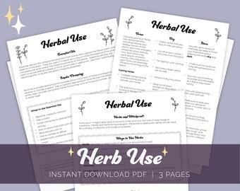 Herb and Plant Bundle, Herb Magic, Herbal Magic, Herb Witchcraft ...