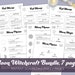 Moon Witchcraft Bundle, Moon Phases Printable Pages, Lunar Phases, Moon ...