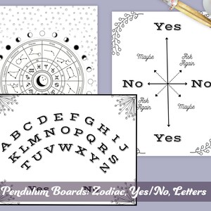 Pendulums Bundle, Pendulum Printable Pages, How to Use Pendulums ...