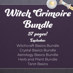 Witch Grimoire Bundle Witchcraft Grimoire Witchcraft Book of | Etsy