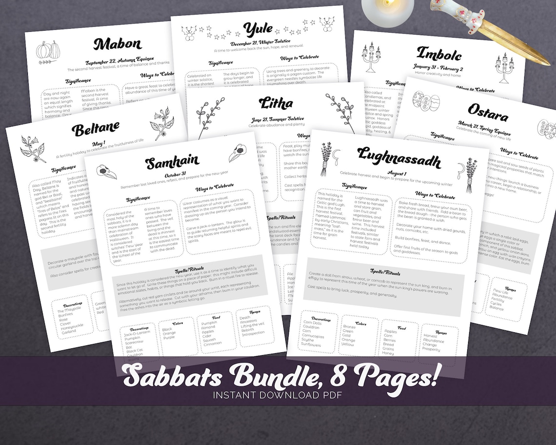 Way More Witch Grimoire, Witch Grimoire Bundle, Witchcraft Grimoire ...