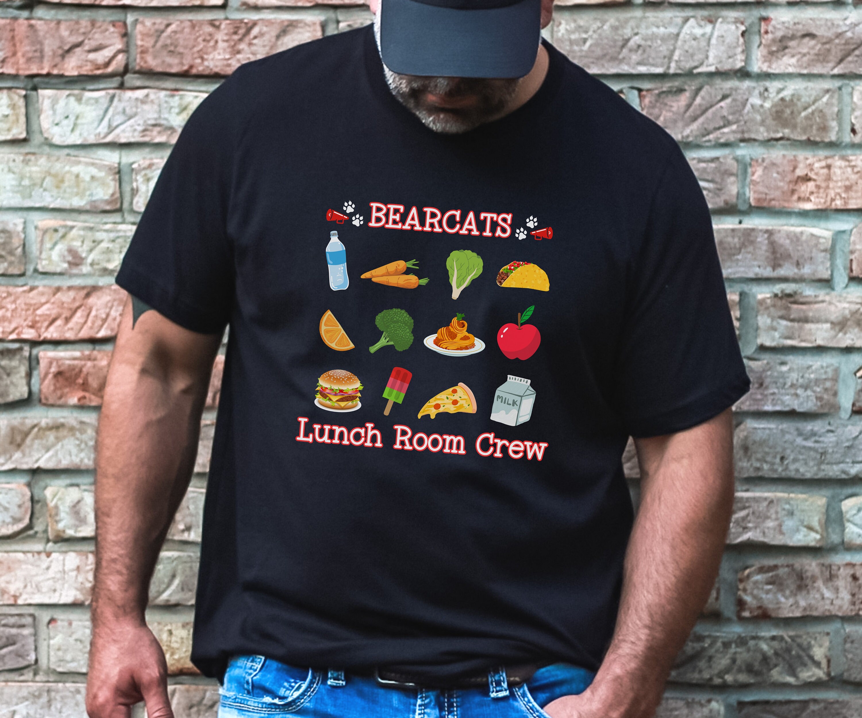 Lunch Crew Tshirt Personalized Mascot Lunch Squad Shirt School Lunch ...