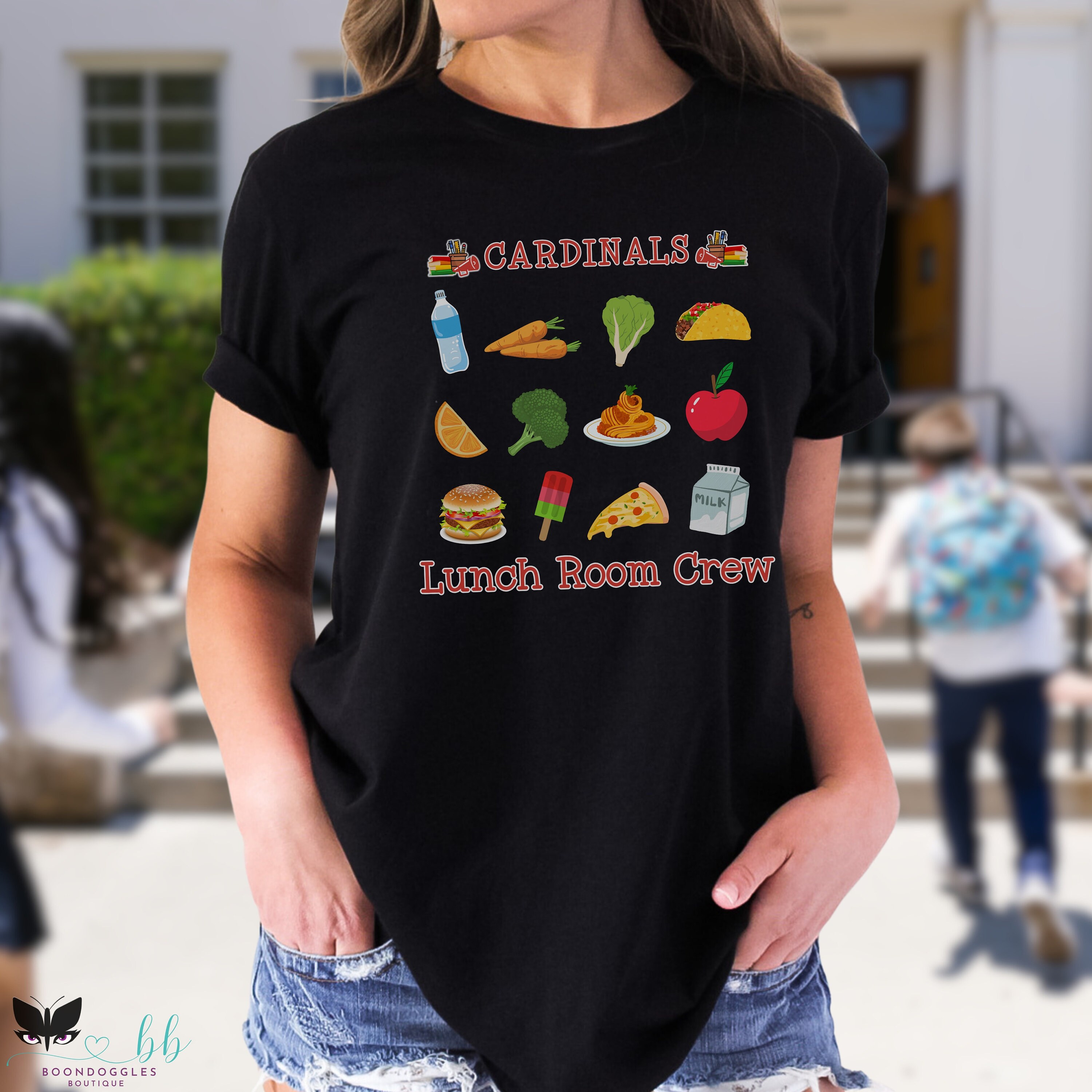 Lunch Crew Tshirt Personalized Mascot Lunch Squad Shirt School Lunch ...