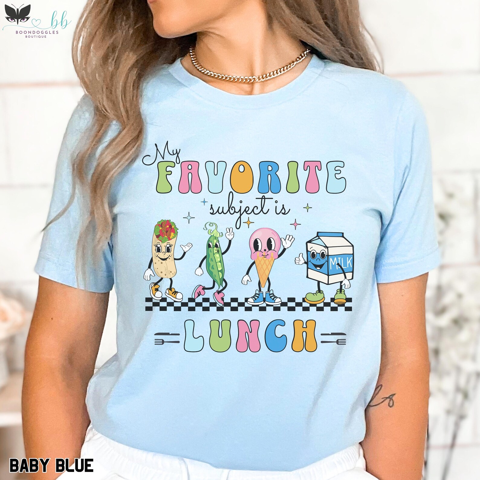 Lunch Lady Shirt, Lunch Lady Gifts, Cute School Tshirt, Retro Lunch ...