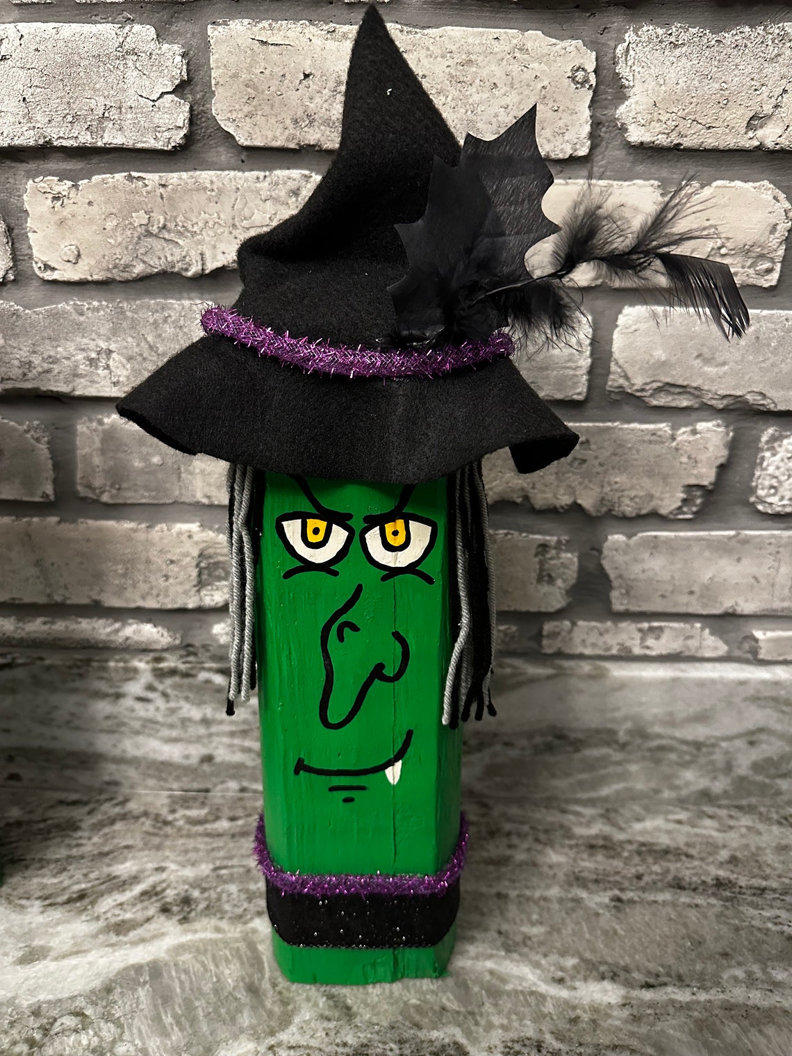 LARGE Halloween Solid Wood Block Characters - Etsy