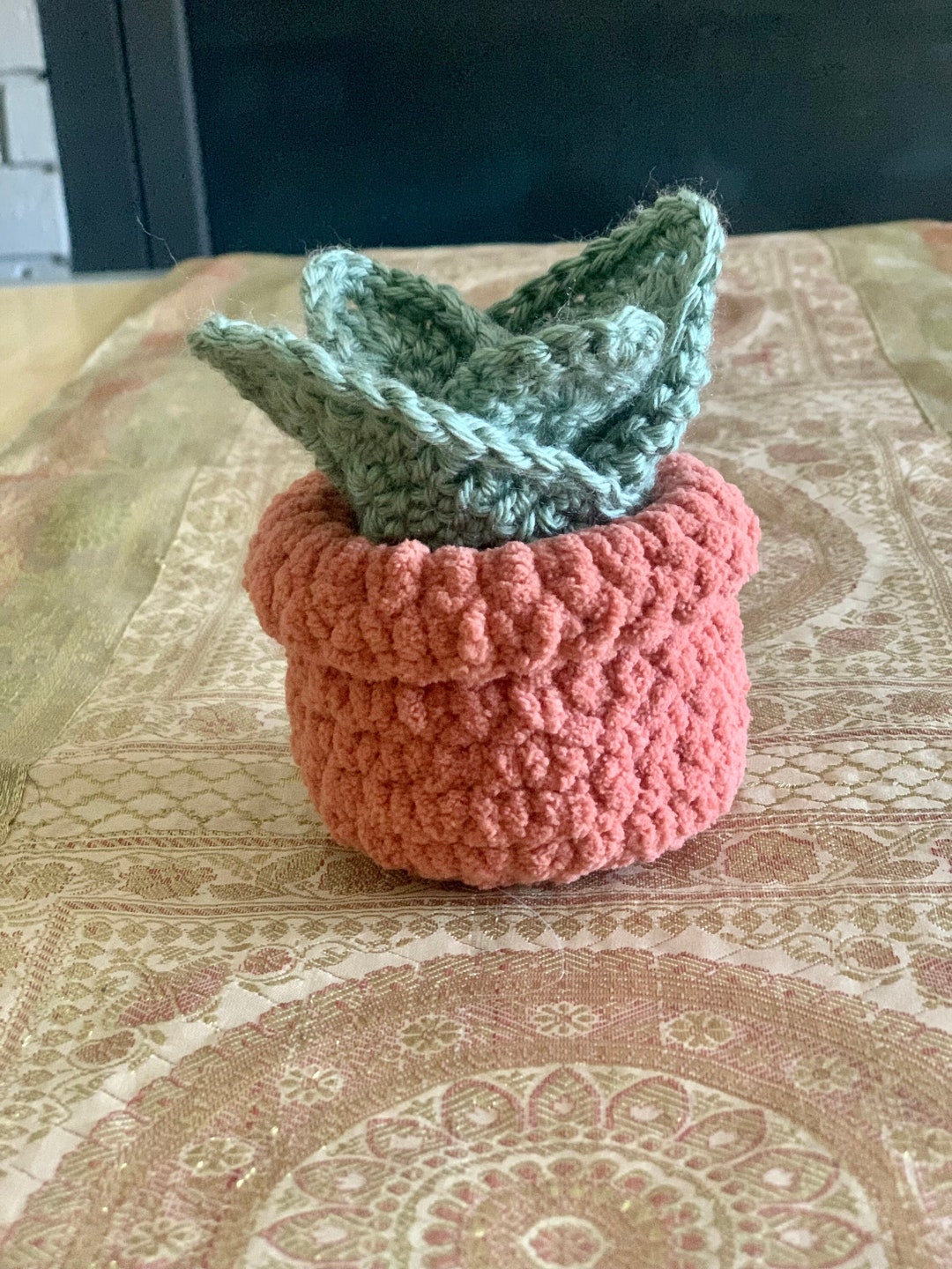 Crocheted Plant Coasters - Etsy