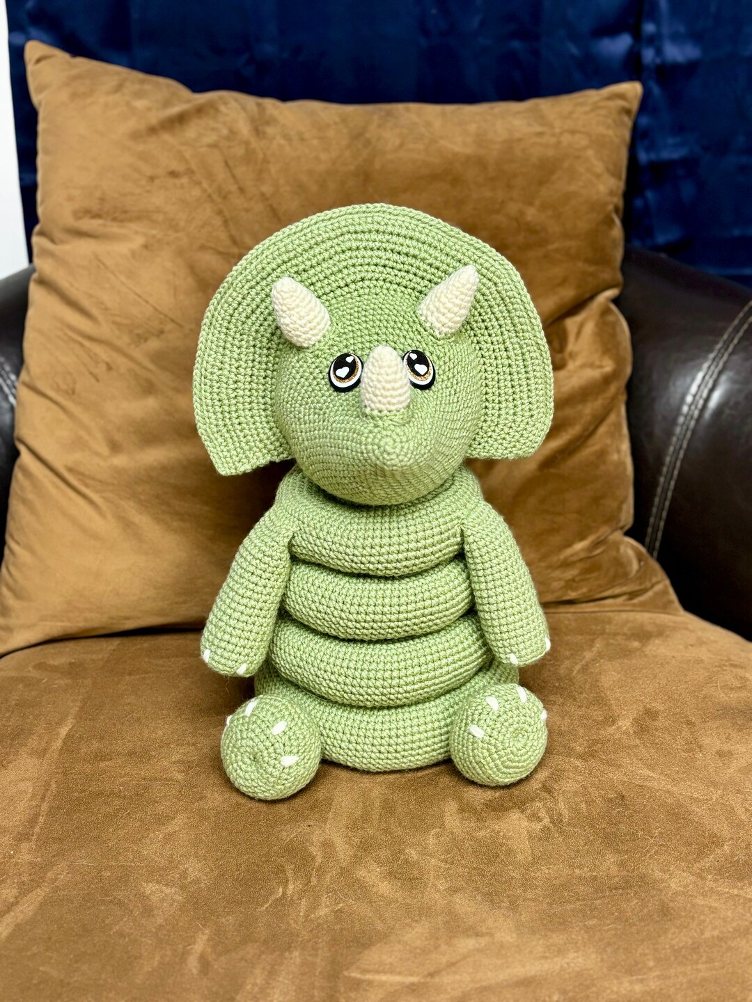 Crochet Dino Ring Stacker - Etsy