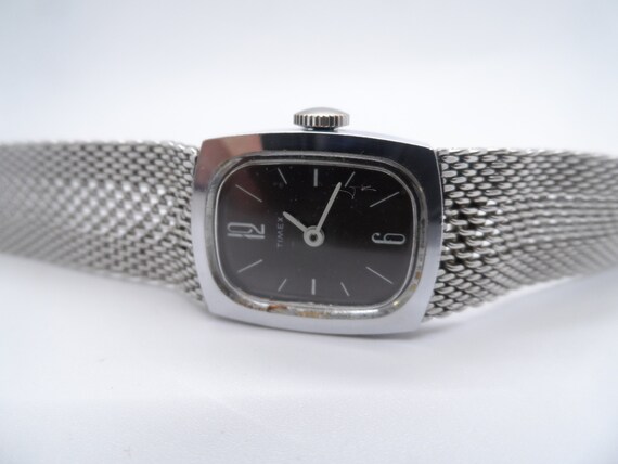 Art Deco Timex Mechanical 12 Hour Movement Stainless … - Gem