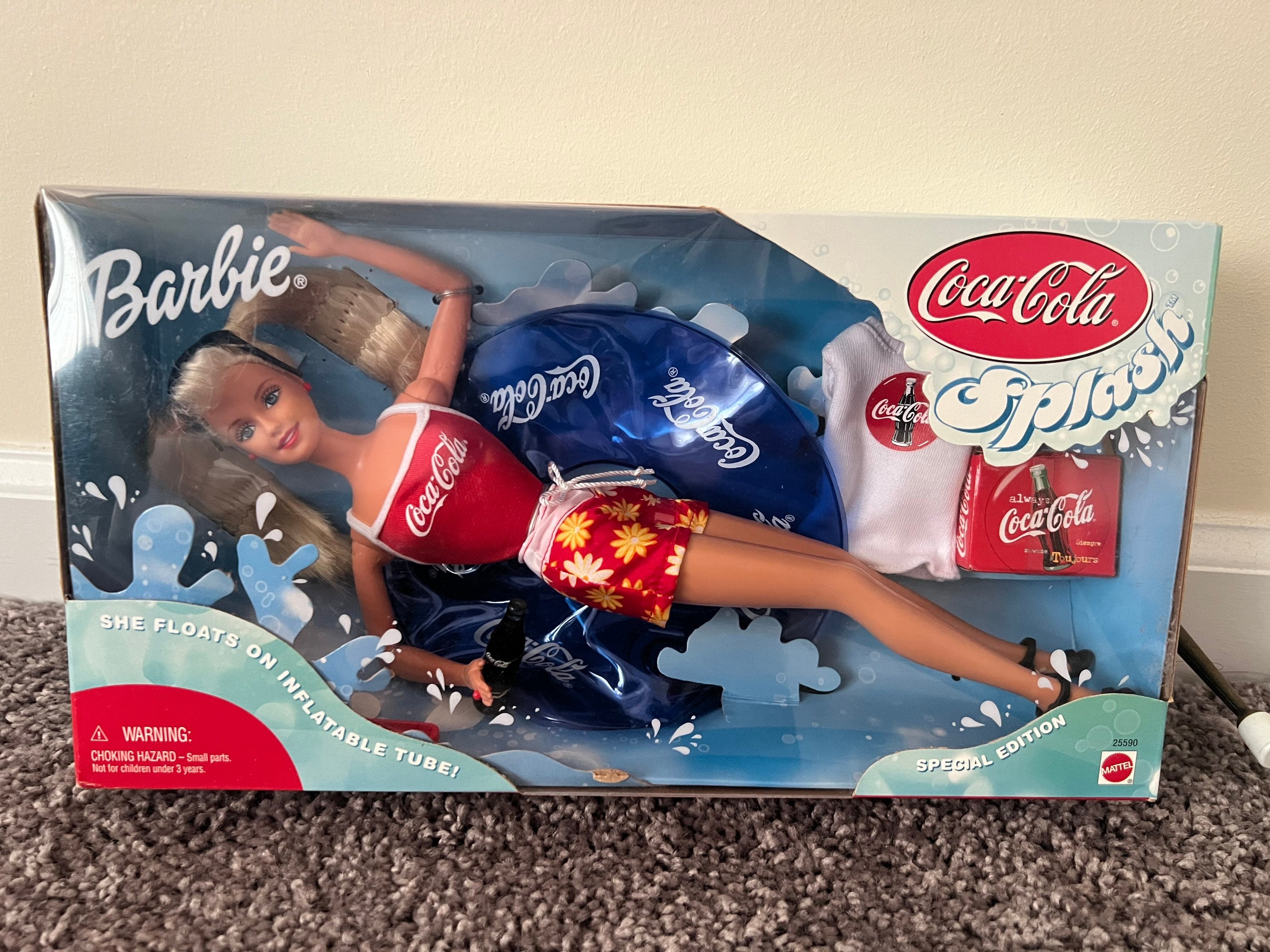 Vintage Barbie Coca Cola Splash Mattel #25590 - Etsy