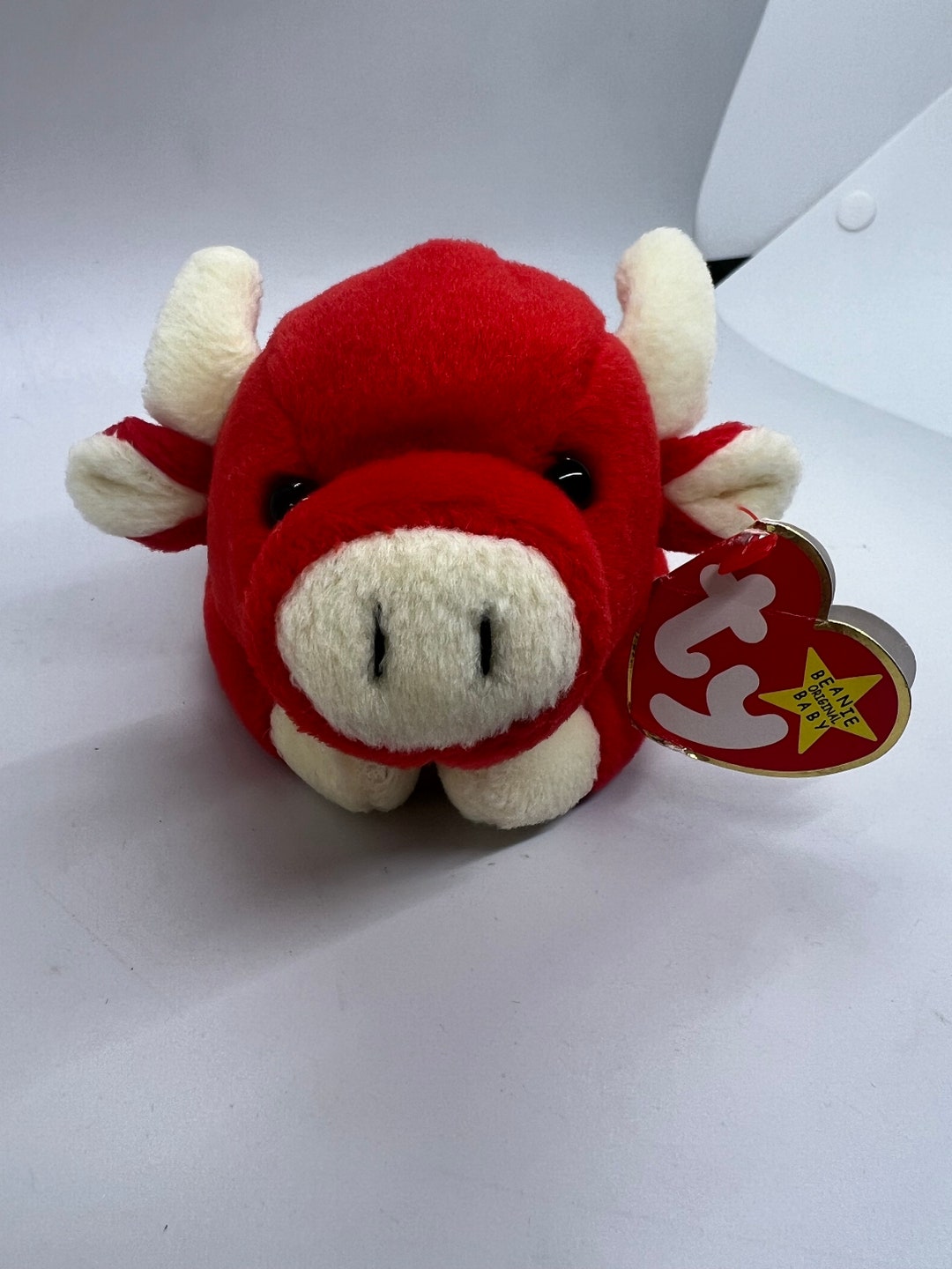 Vintage TY “snort” the Bull - Etsy