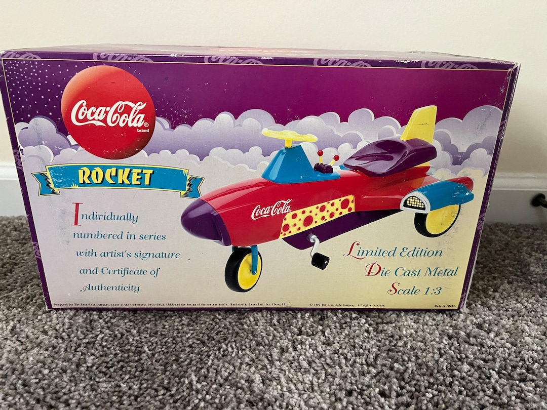 Vintage Coca Cola Rocket Die Cast Metal Limited Edition - Etsy