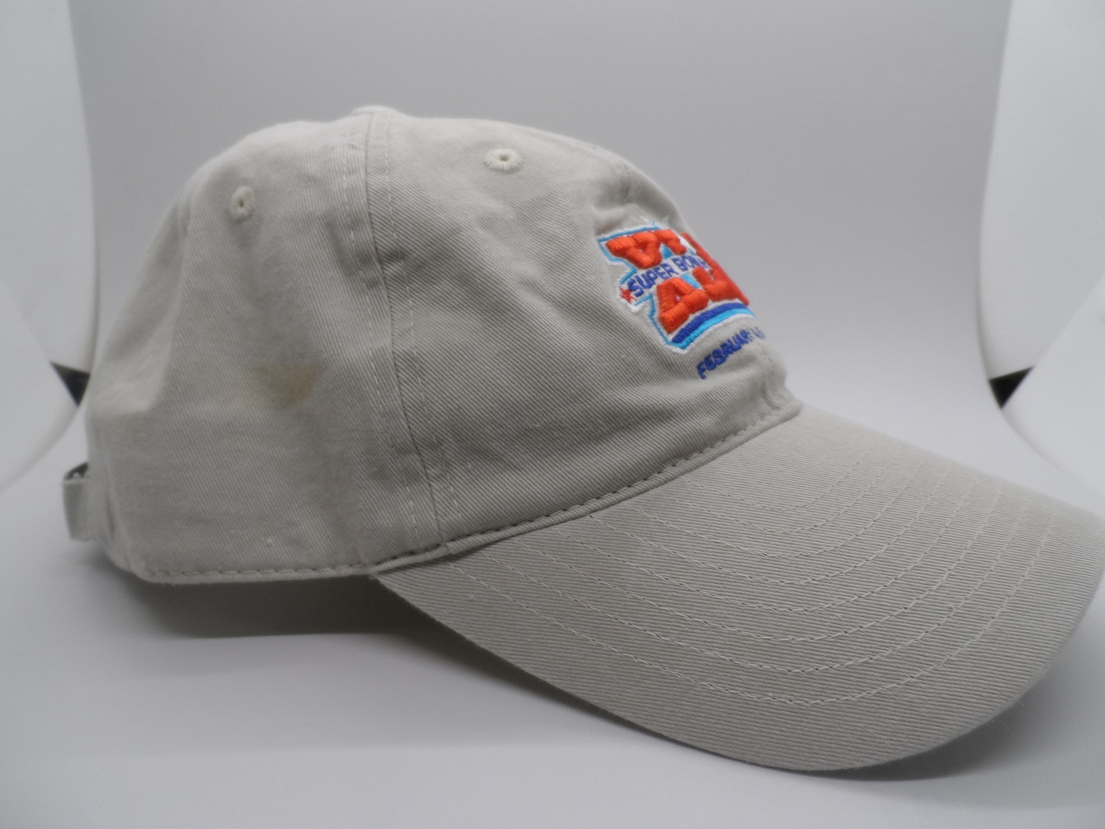 Super Bowl XLI Hat 41 2007 NFL Footbal Colts Bears Khaki Embroidered ...