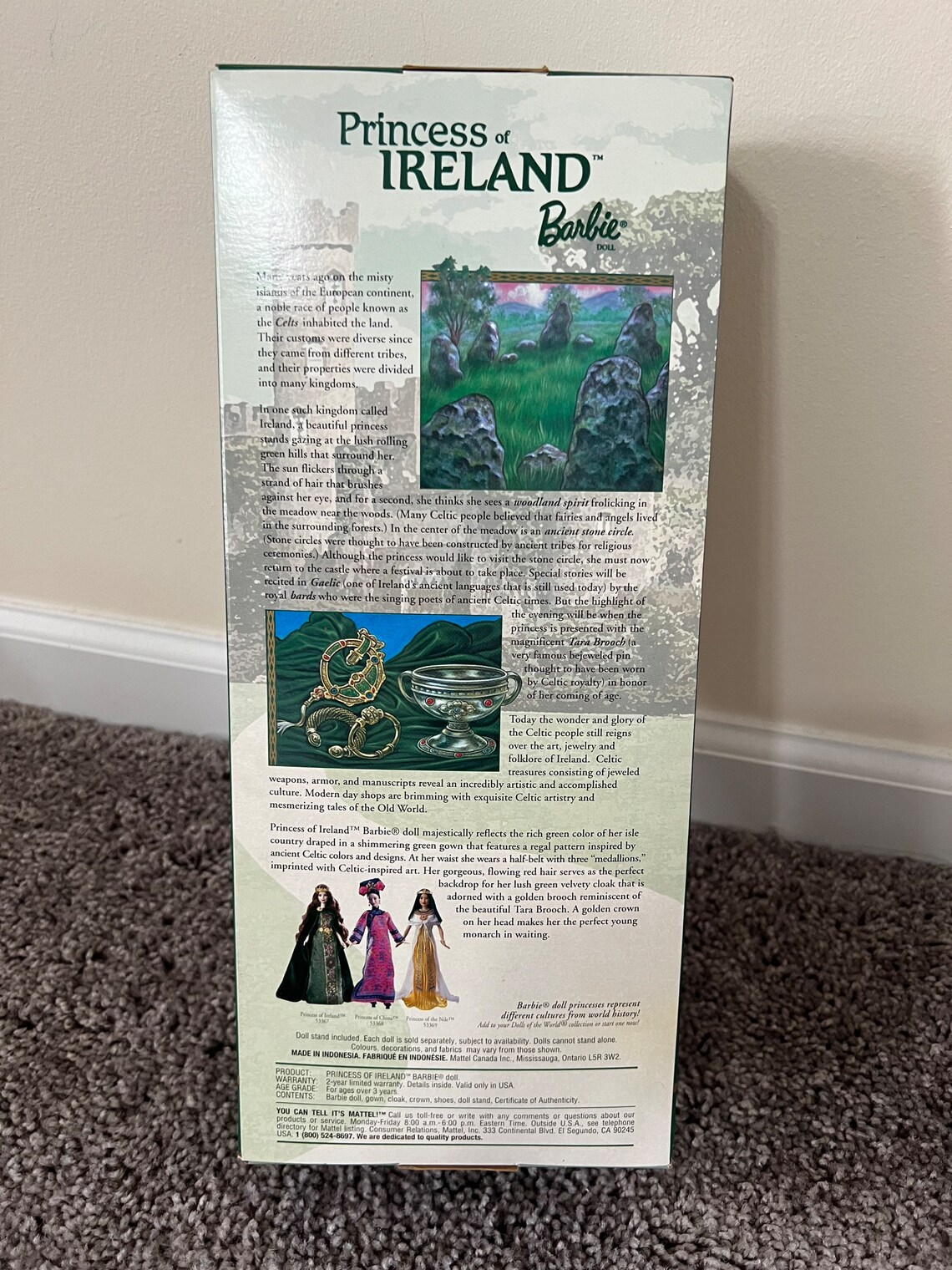 Vintage Princess Ireland Barbie Mattel 53367 - Etsy