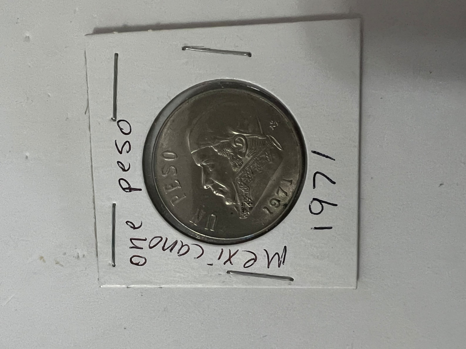 Vintage 1971 Mexican One Peso Coin - Etsy