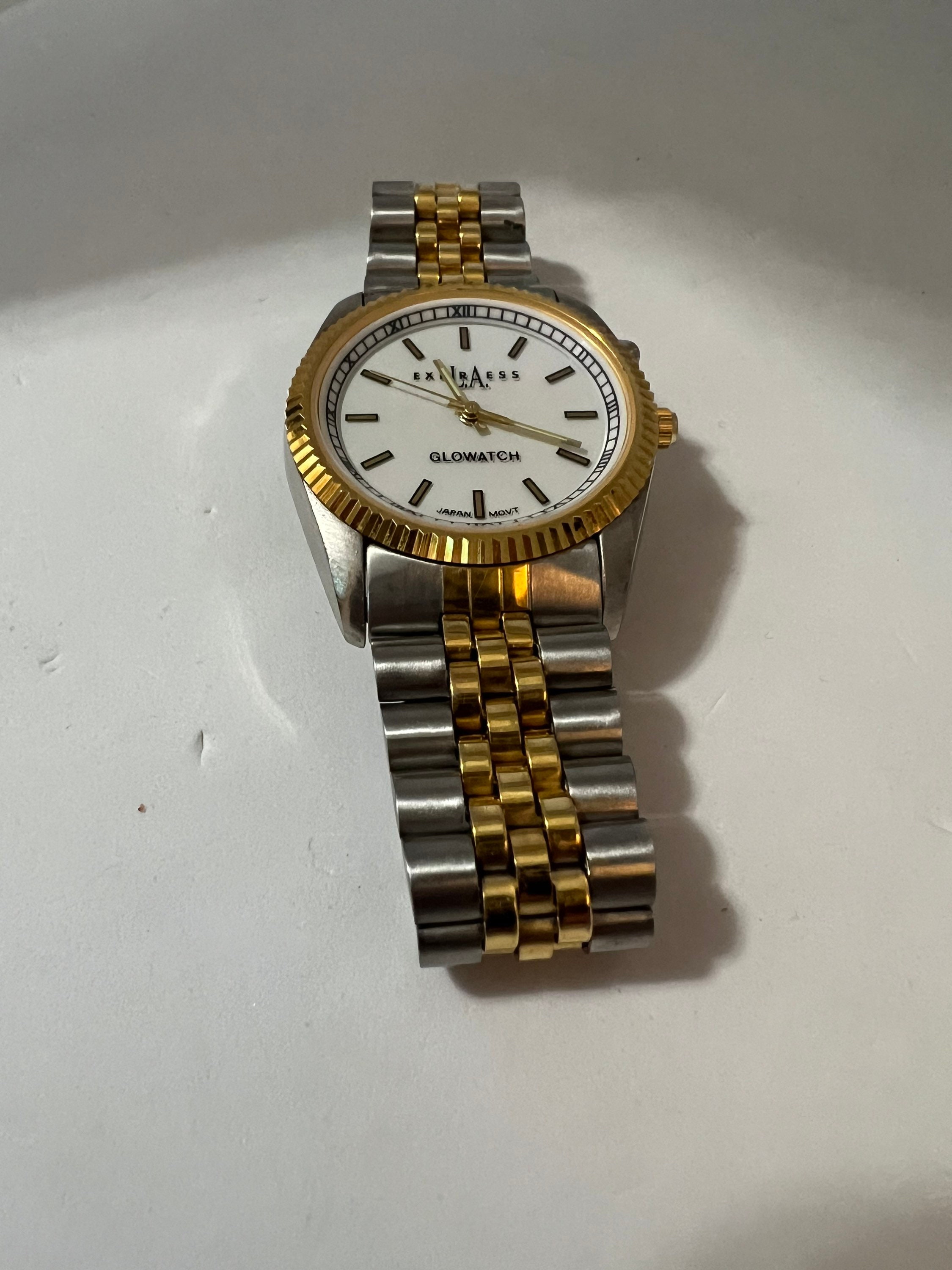 Vintage Explraess Glowatch Japan Movement Watch - Etsy