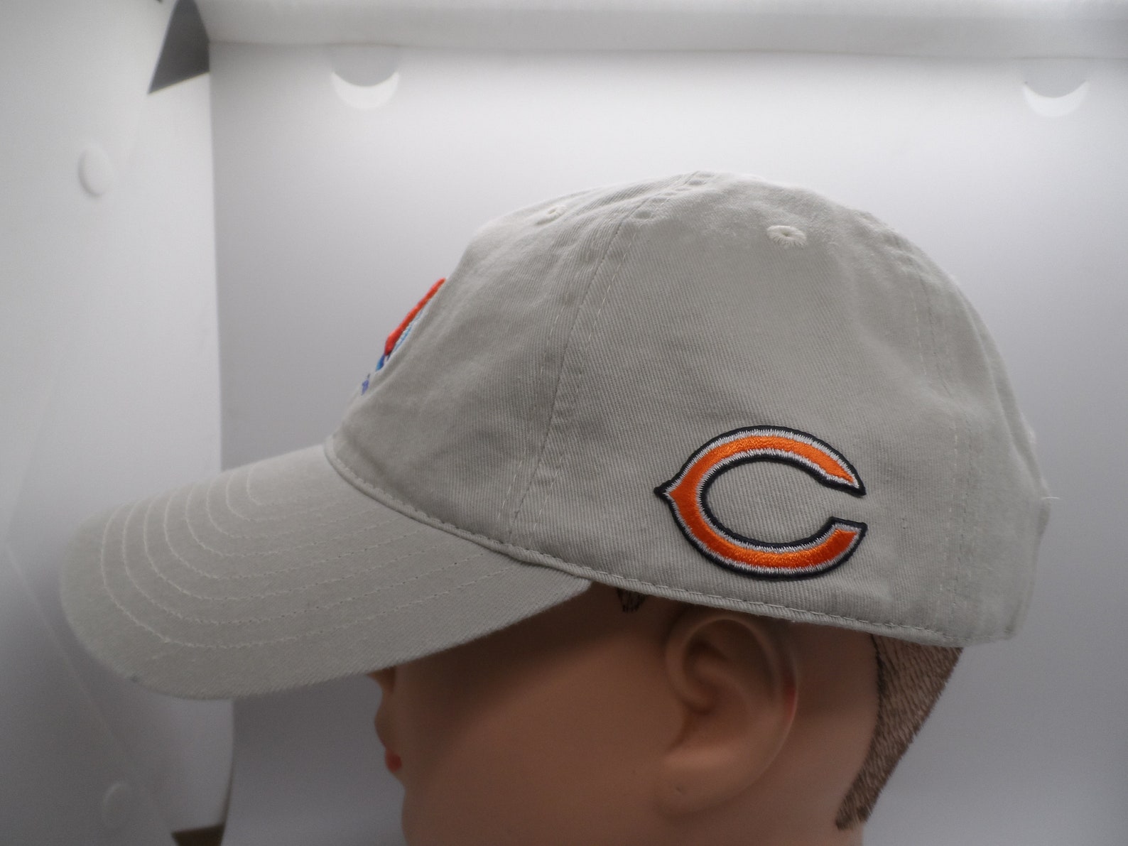 Super Bowl XLI Hat 41 2007 NFL Footbal Colts Bears Khaki Embroidered ...