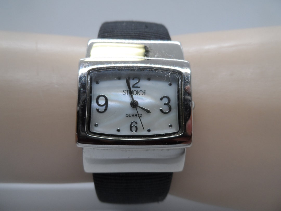 Vintage Studio Cuff Bracelet Ladies Quartz Watch Model 138PC21, Japan ...