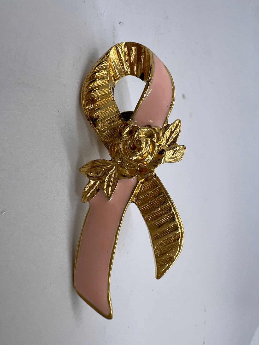 Vintage AVON Ribbon Pin With Rose - Etsy