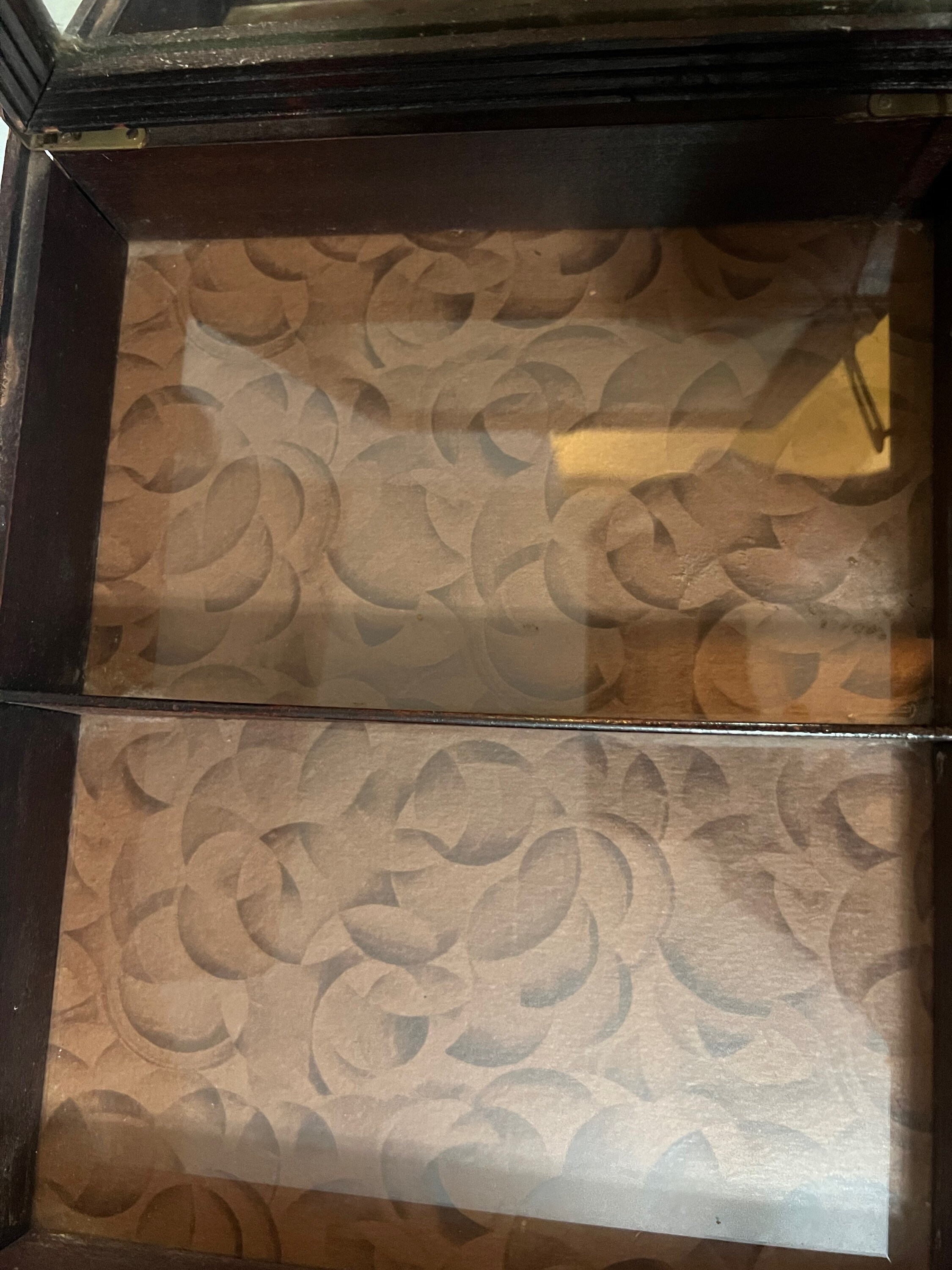 Vintage Floral Design Jewelry Box With Mirror - Etsy