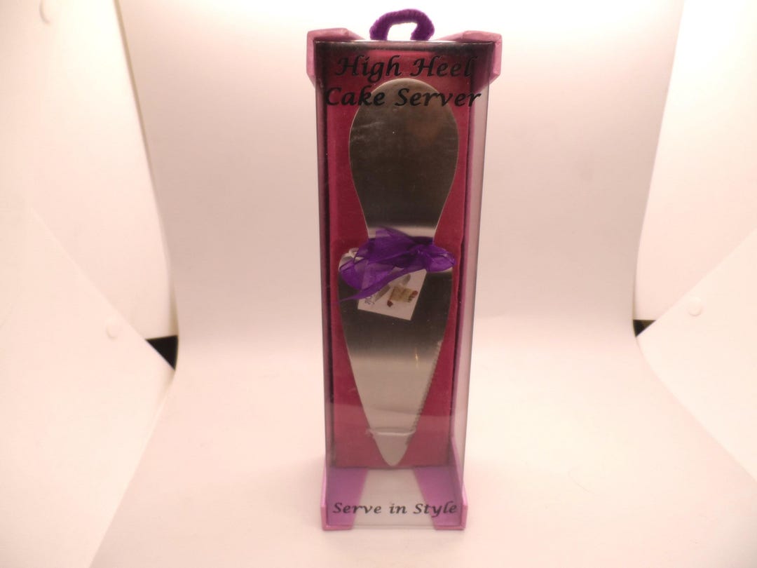 Vintage High Heel Cake Server - Etsy