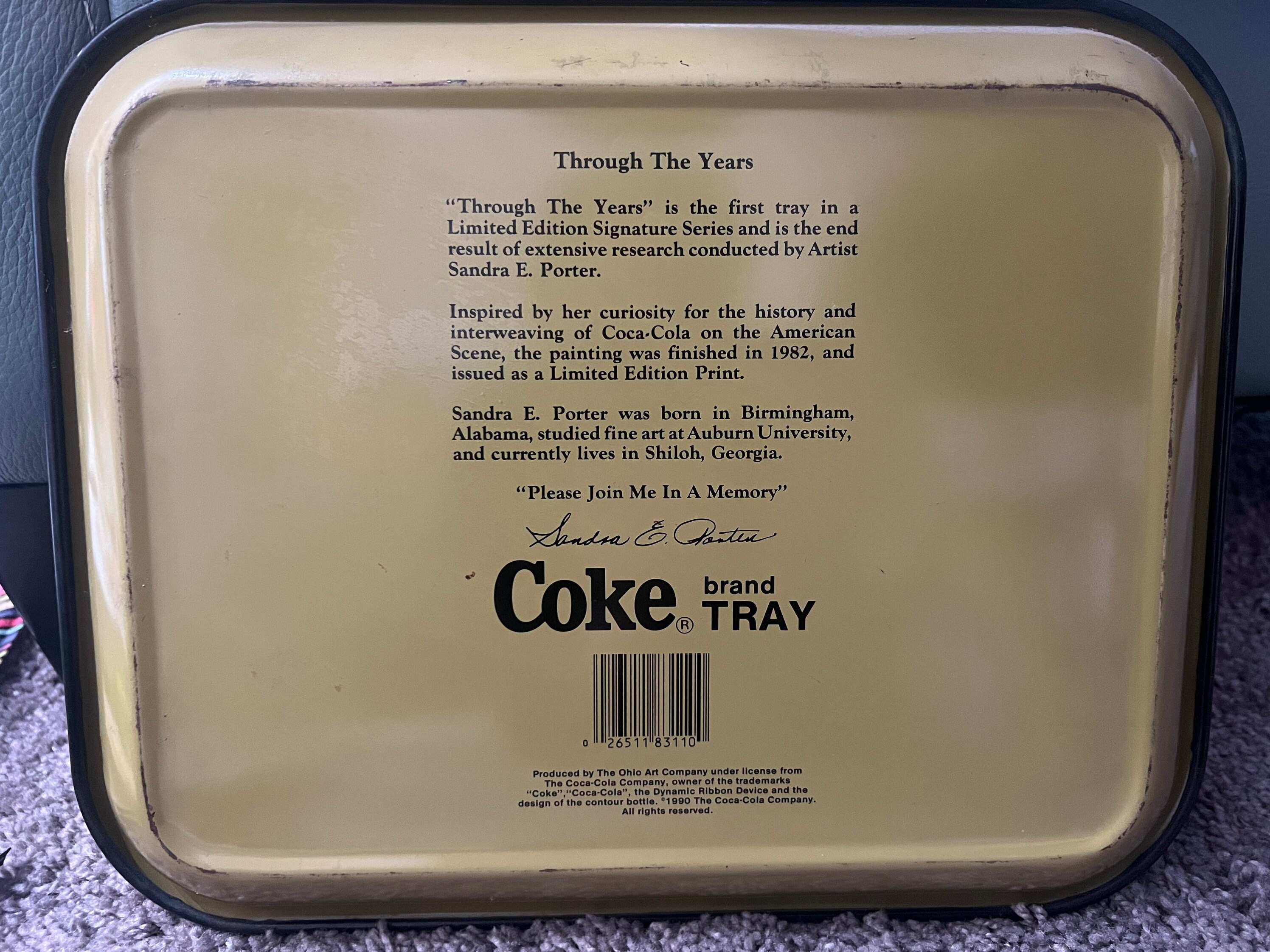 Vintage “through the Years” Coke Tray - Etsy