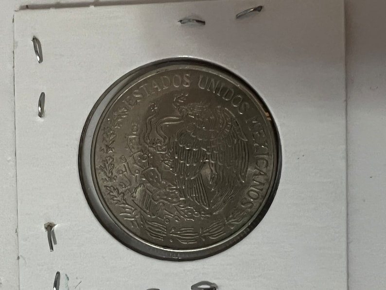 Vintage 1971 Mexican One Peso Coin - Etsy