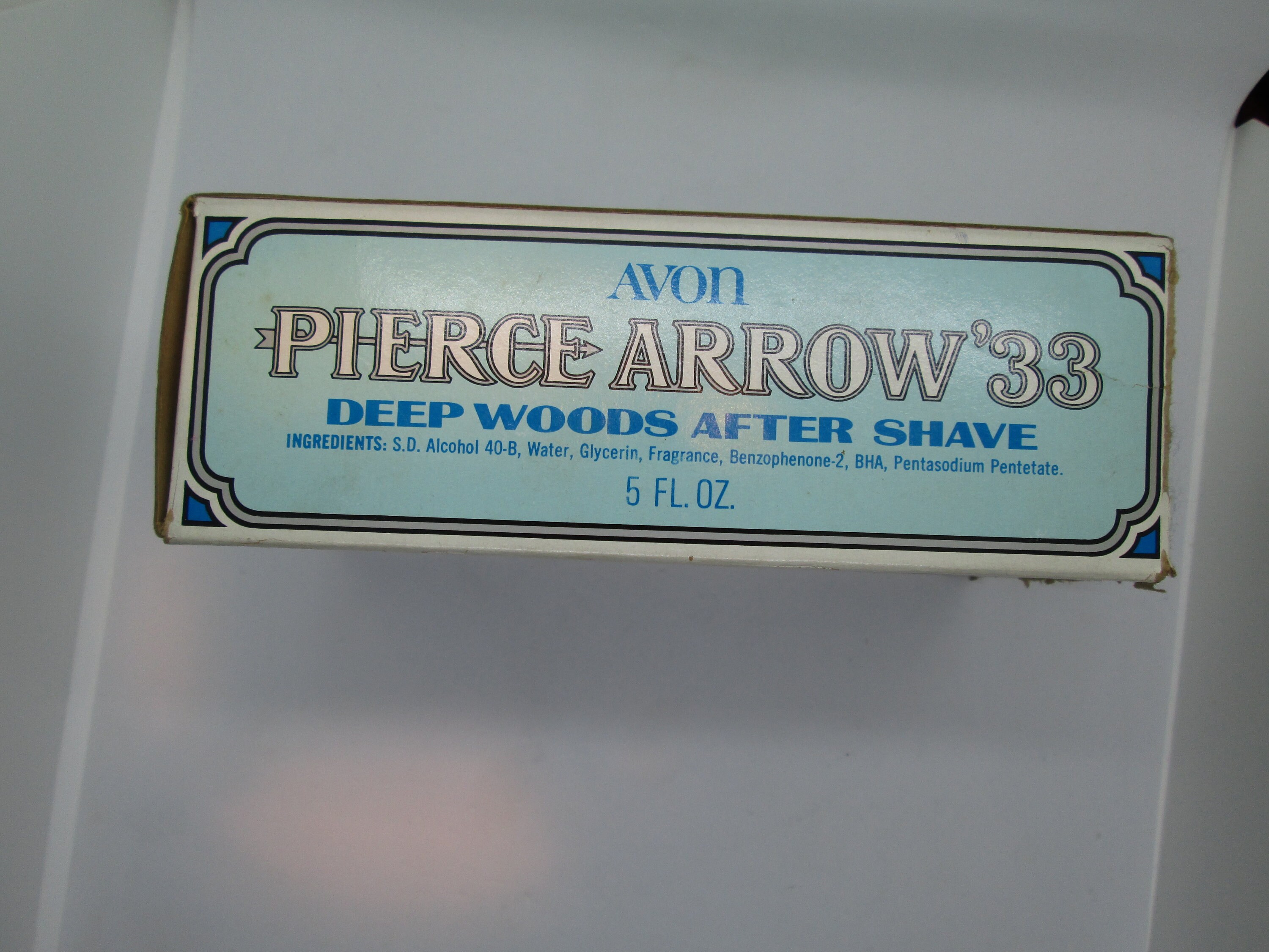 Vintage Avon Pierce Arrow '33 Deep Woods After Shave Empty Bottle ...