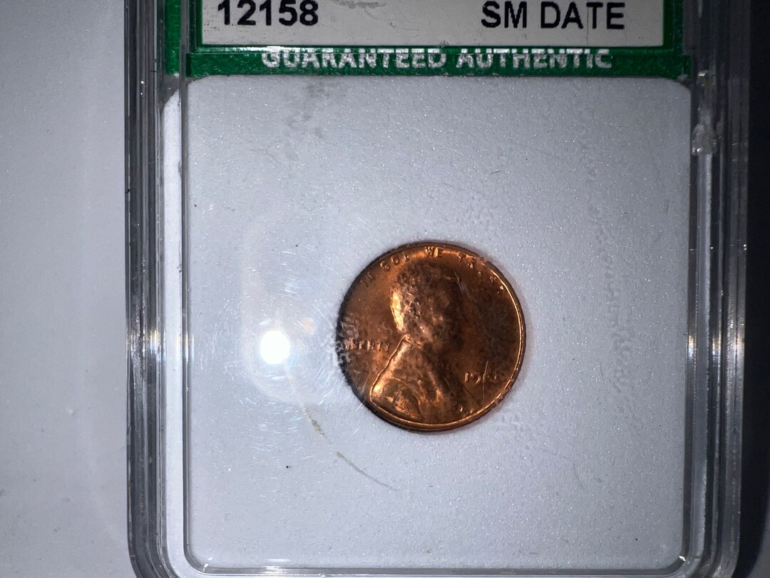 Vintage 1960s MS67RD 1C 12158 SM DATE PENNY - Etsy