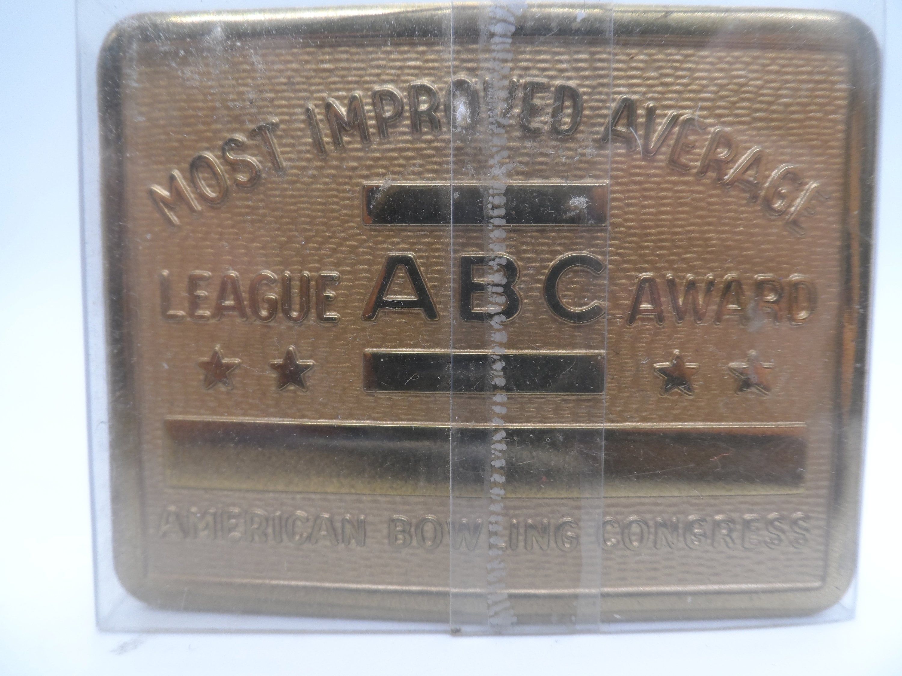 Vintage NOS ABC Award Belt Buckle - Etsy