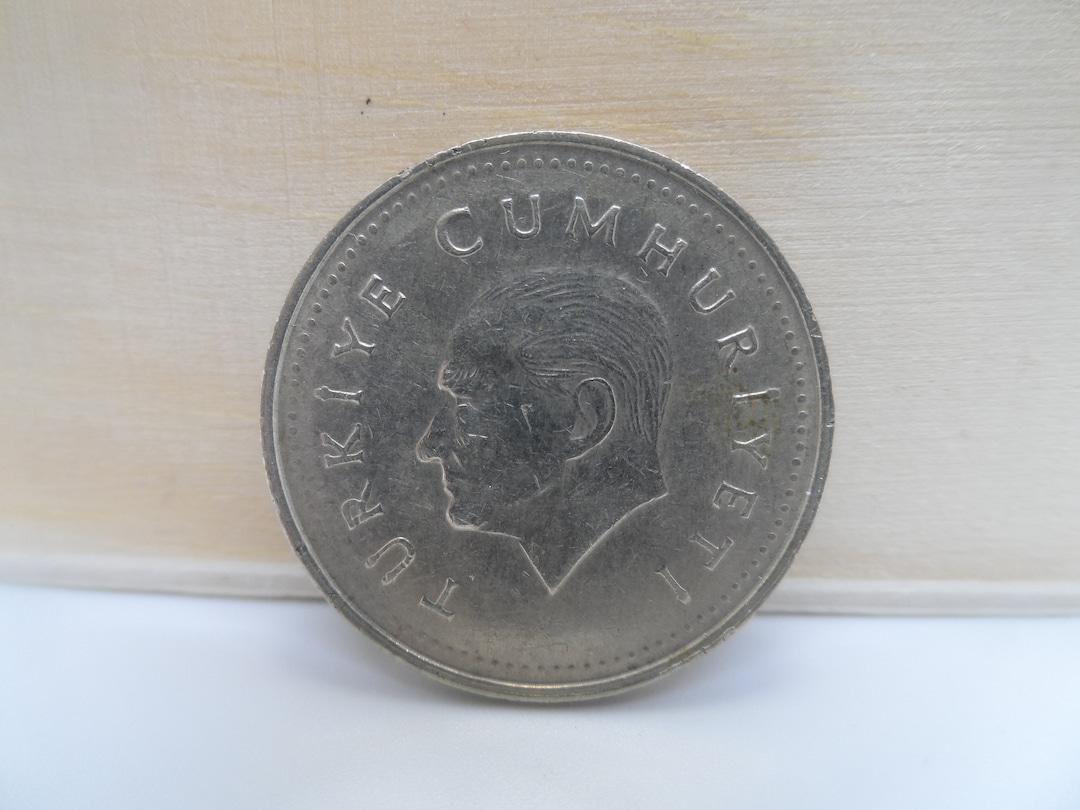 Turkey 1000 Lira Coin Dated 1990 Turkiye Cumhuriyeti, Vintage Turkish ...