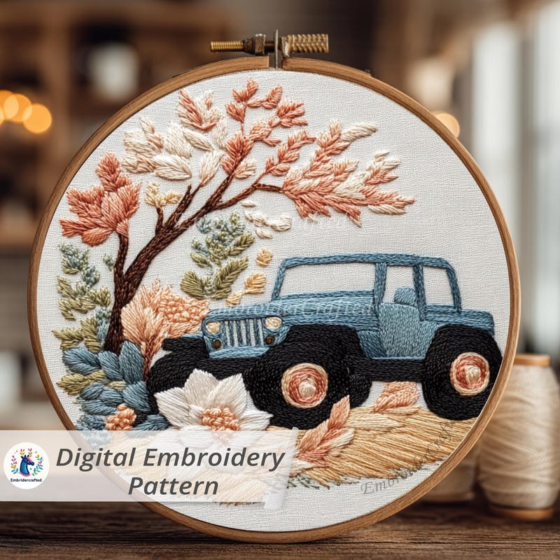 Jeep Embroidery - Etsy