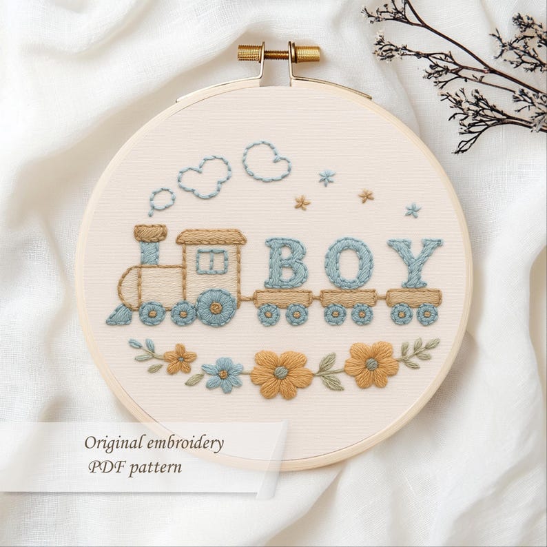 Newborn Baby Embroidery Pattern Designs Bundle: Children Gifts, Nursery ...