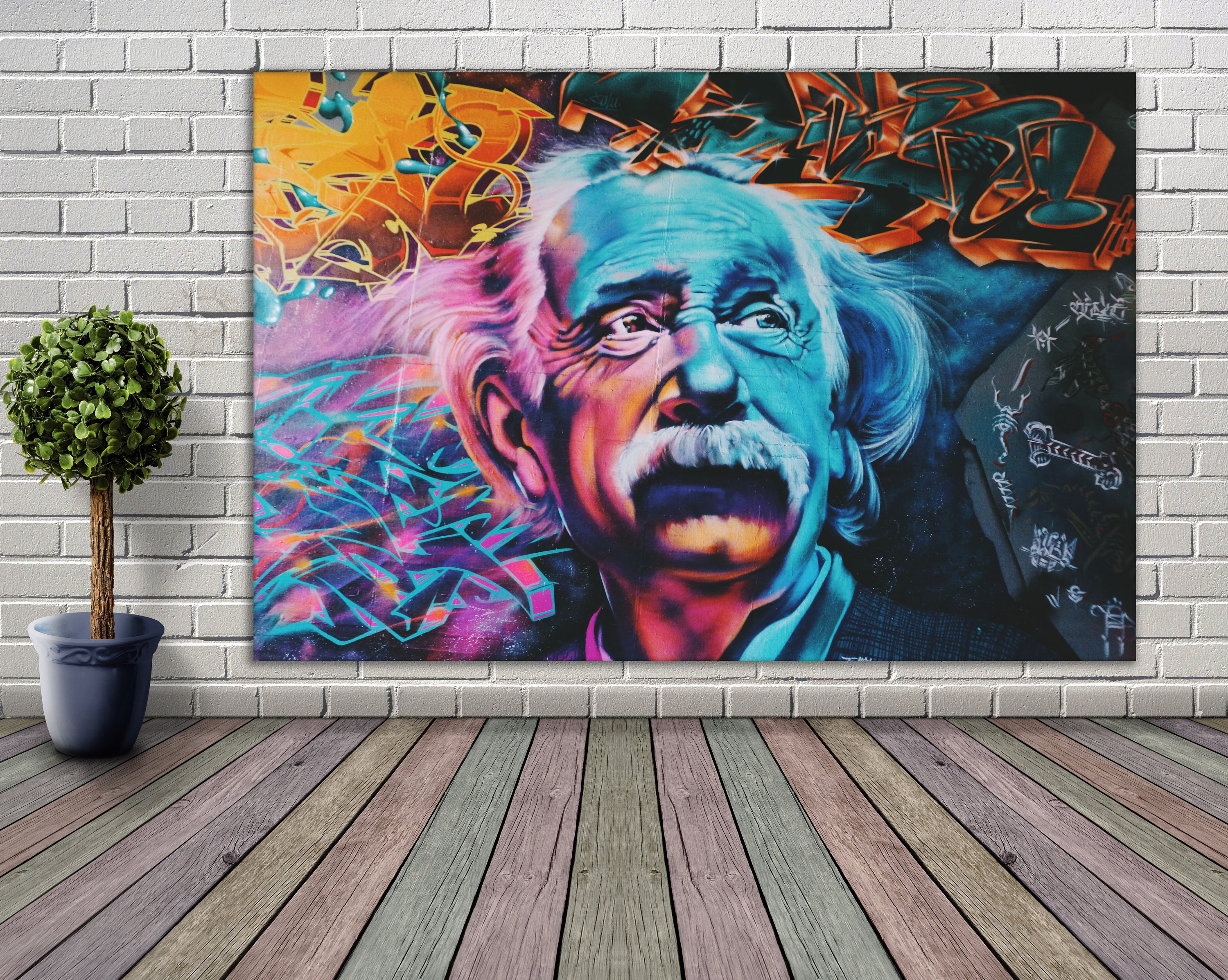 Colorful Graffiti Painting wall Art Decor Street Art - Etsy UK