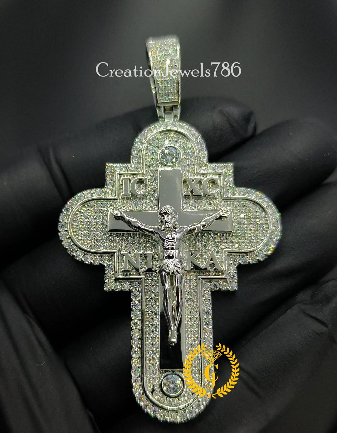 IC XC NIKA Religious Orthodox Jesus in Saint Francis San Damiano Cross ...