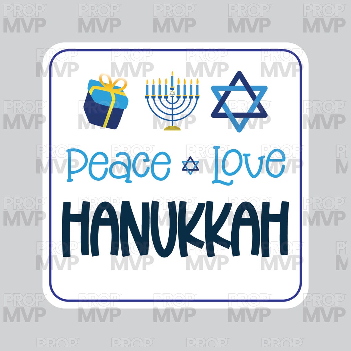 The Hanukkah Set - Photo Booth Prop Set - Etsy