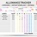 Editable Kid's Allowance Tracker: Fun & Interactive Digital Tool for ...