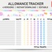 Editable Kid's Allowance Tracker: Fun & Interactive Digital Tool for ...