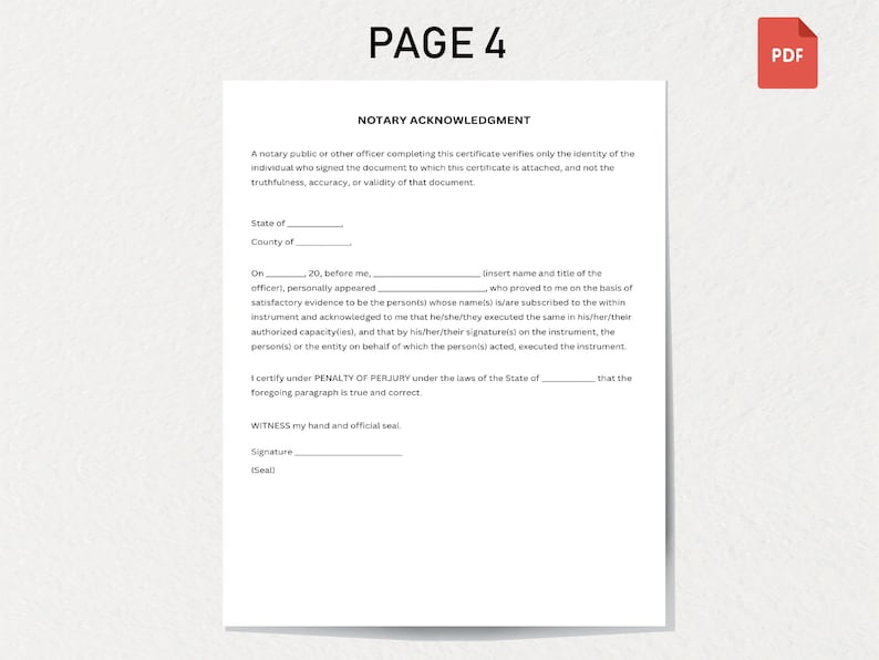 Boat Bill of Sale Template | Printable Canva Design | Legal Document ...